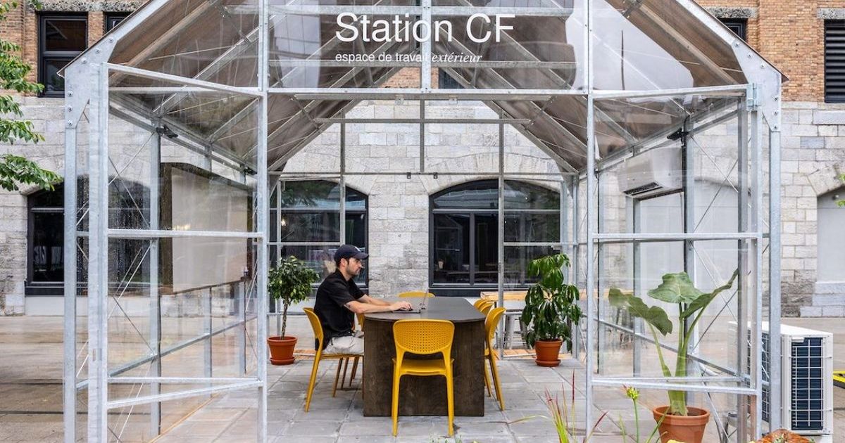 Une nouvelle aire de travail extérieure signée Aire commune